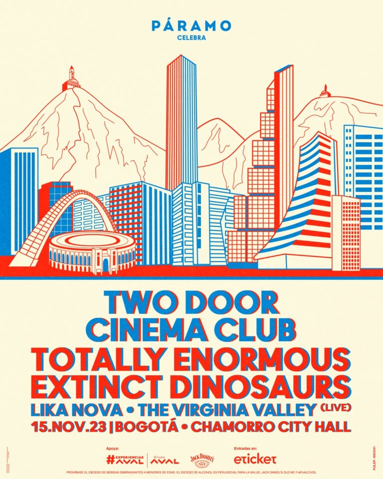 two door cinema club en colombia flyer - Colectivo Sonoro