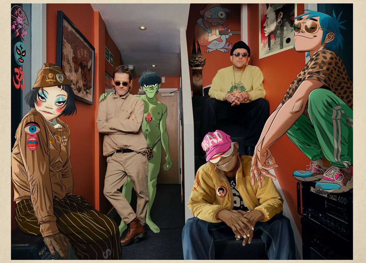 Gorillaz en Colombia 2026: conoce los integrantes reales y ficticios de ...